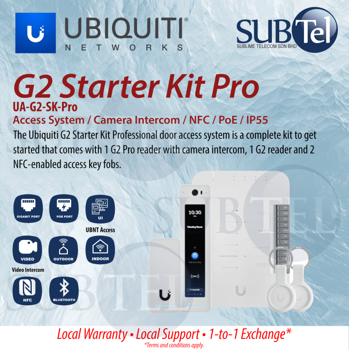 Ubiquiti UA-G2-SK-Pro Door Access System G2 Starter Kit Professional UA ...