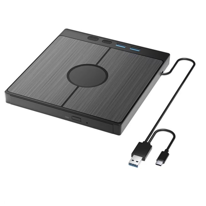 External Blue Ray Optical Drive Portable Bluray Player CD Burner Reader ...