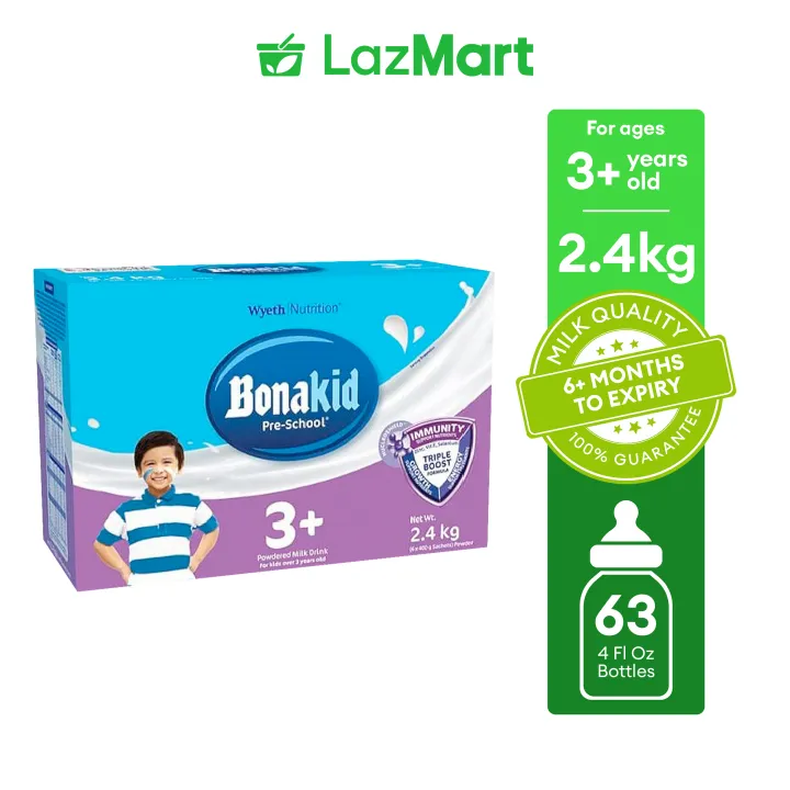 Bonakid Pre-School 3+ (Stage 4) Powdered Milk Drink for 3+ Years Old ...