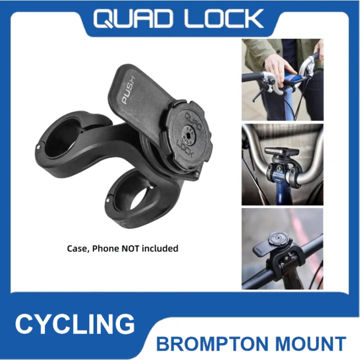 Quad Lock Original Brompton Phone Mount 25.4mm - for Securely Attaching ...