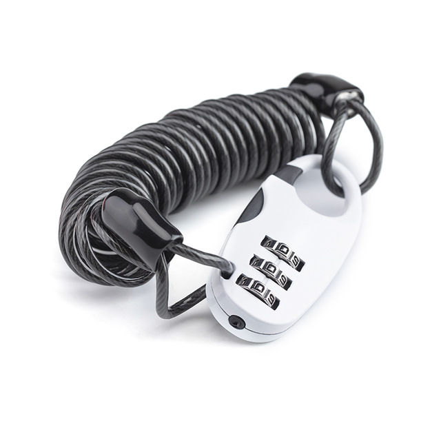 ROCKBROS Helmet Lock Code Lock for Bike Alloy Mini Portable Lightweight ...