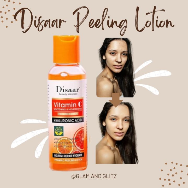 Disaar Vitamin C Whitening & Nourishing Peeling Lotion 100g | Lazada PH