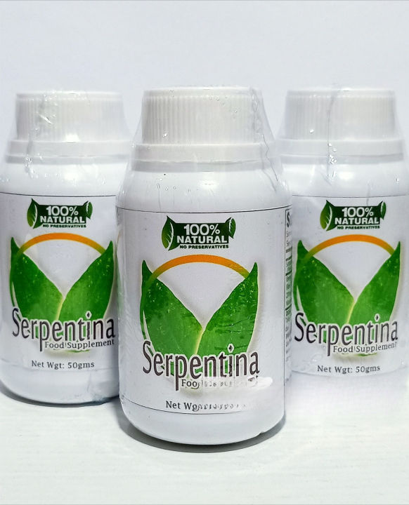 Serpentina Capsule Natural Herbs 100 Capsules X 500mg | Lazada PH