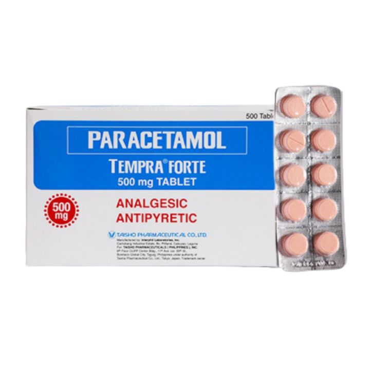 Tempra Forte (Paracetamol) 500 mg 1 Tablet | Lazada PH
