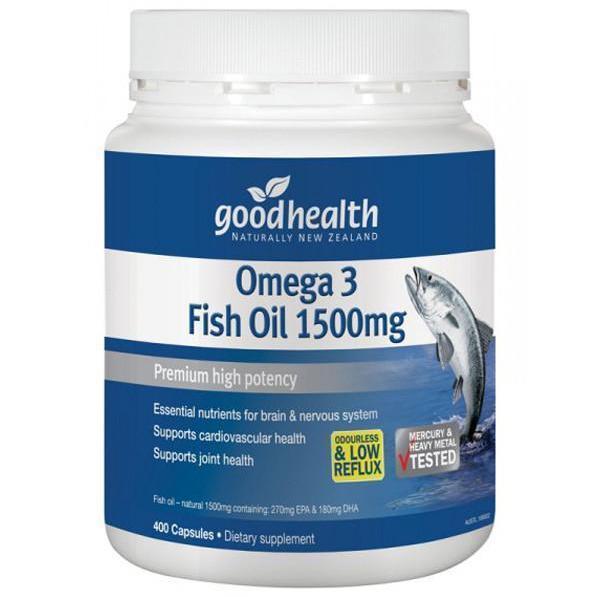 Original Import - Good Health Minyak Ikan Omega 3 1500mg 400 Kapsul ...
