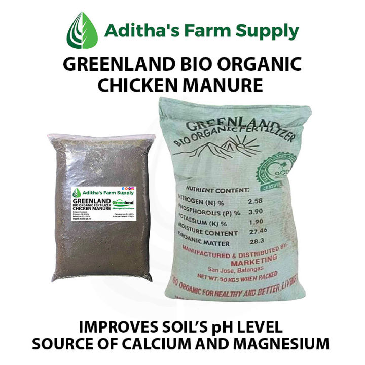 1Kg Chicken Manure: Greenland Bio Organic Fertilizer by Aditha's ...