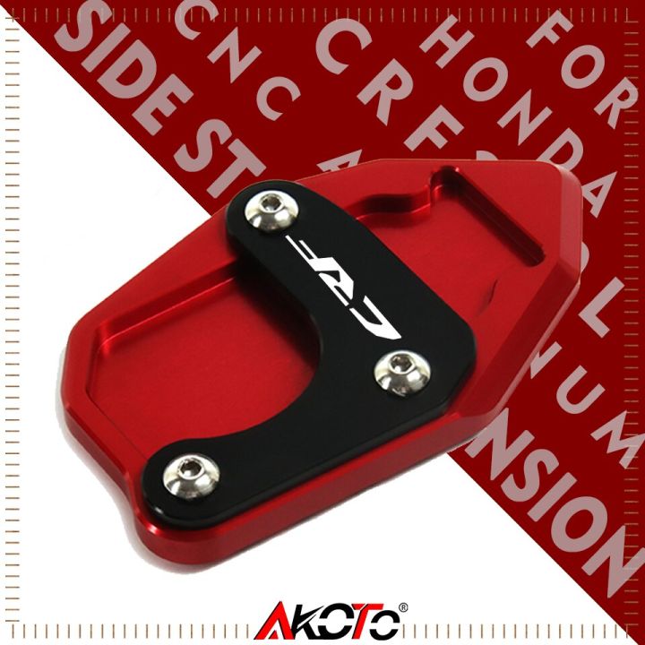 Motorcycle Cnc Aluminum Kickstand Foot Side Stand Extension Pad Support