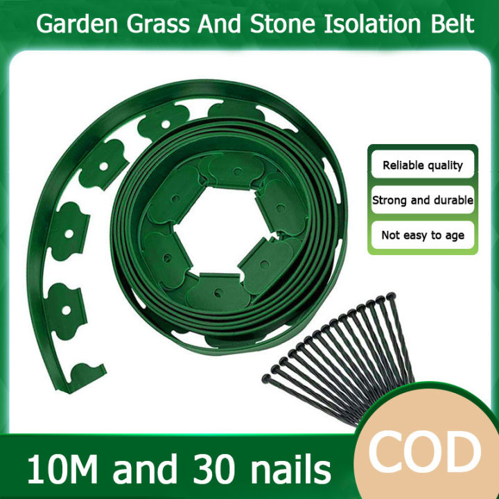 10M Landscape Edge Garden Edge Edge Bar Rubber Landscape Edge No Dig For Garden Garden Edge ...
