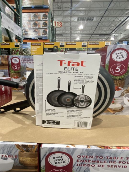 In Stock Canada France Tefu T Fal Red Dot Uncovered Frying Pan 20 24 ...