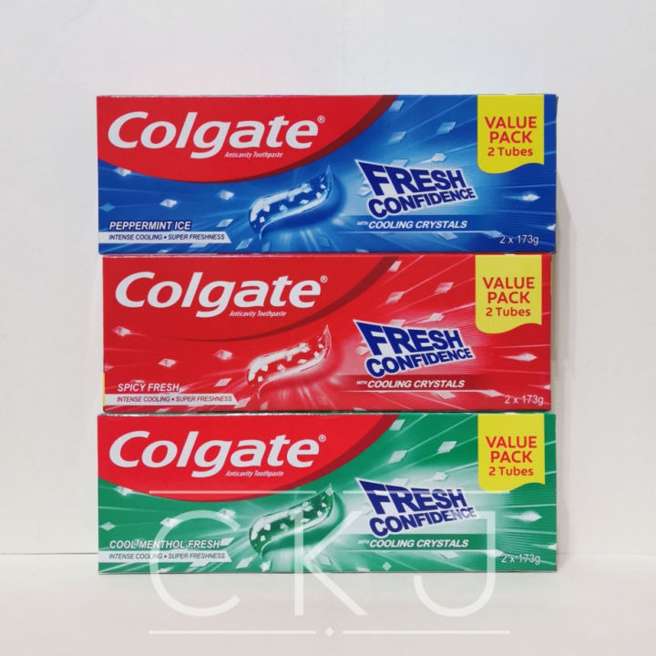 Colgate Fresh Confidence Toothpaste 2 x 173g Twin Pack | Lazada PH