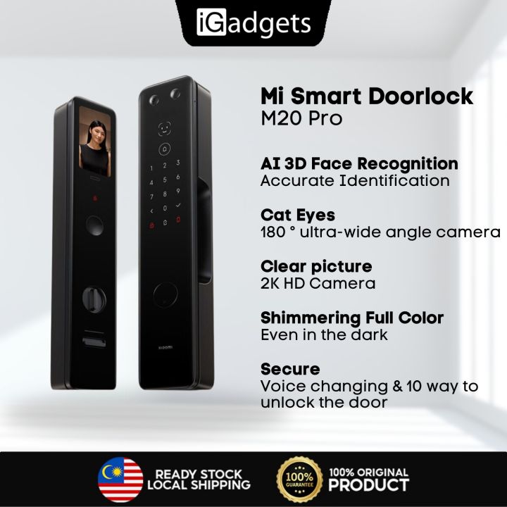 Xiaomi Smart Door Lock M20 PRO 小米智能门锁M20 PRO (XMZNMST06LK) | Lazada