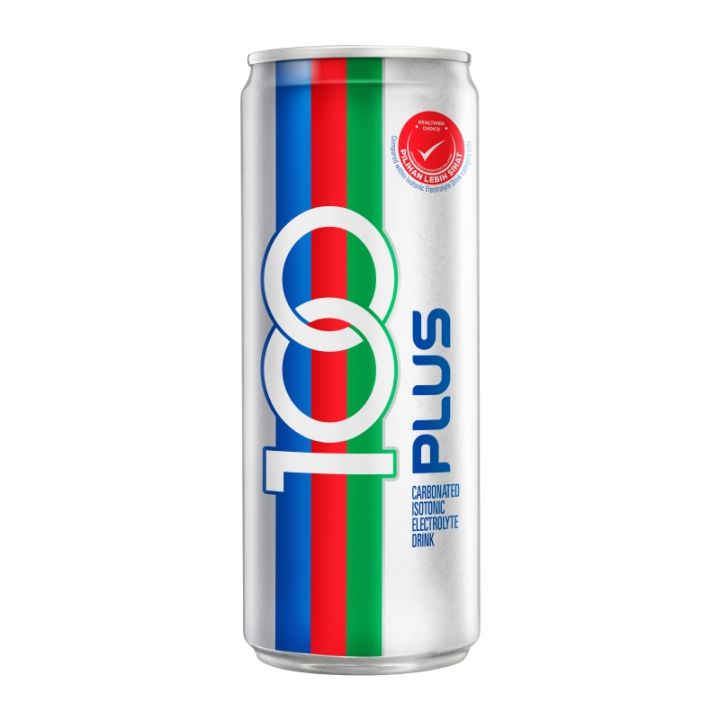 100 PLUS ORIGINAL CARBONATED ISOTONIC DRINKS CAN 325ML | Lazada