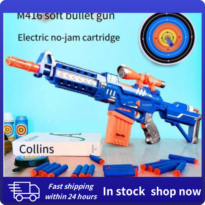 Fast delivery, in stock 】Toy gun The electric soft gun holds 20 rounds ...