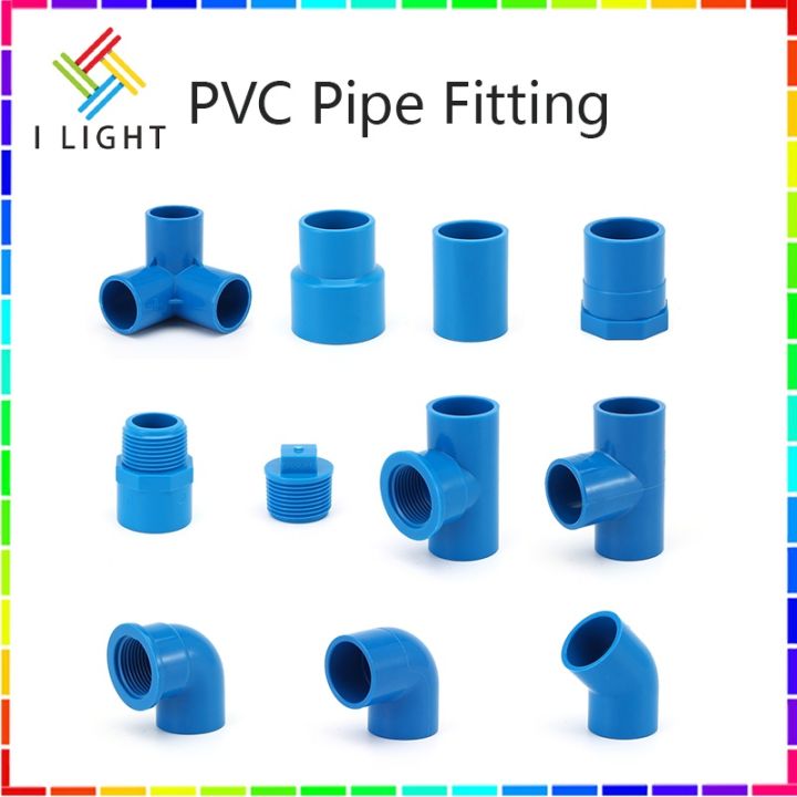 （Fast Delivery）PVC Blue Fittings Coupling/Elbow/Plug/Tee/Adaptor/PVC ...