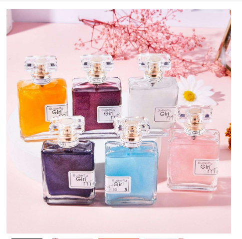 [Lucky Mart Shop]Butterfly Girl Miss Perfume for Women Colorful Shimmer ...