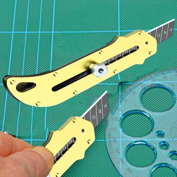 【Ready Stock】New Stainless Steel Utility Cutter 18mm Steel Wallpaper ...