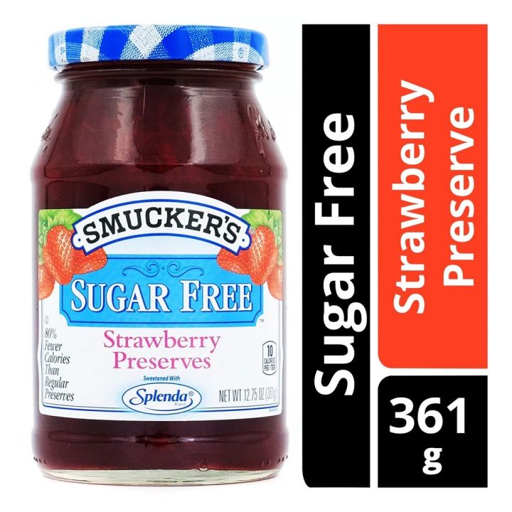 SMUCKERS SUGAR FREE!! STRAWBERRY JAM Imported products FROM SINGAPORE ...