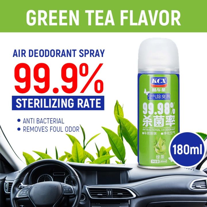 180ml Car Air Freshener Spray One-button Deodorant Antibacterial ...