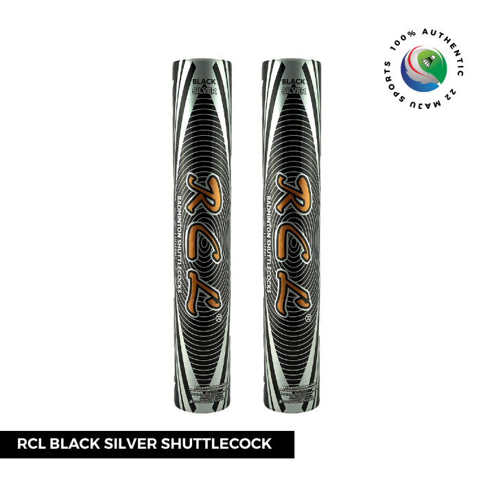 RCL BLACK SILVER BADMINTON SHUTTLECOCKS | Lazada