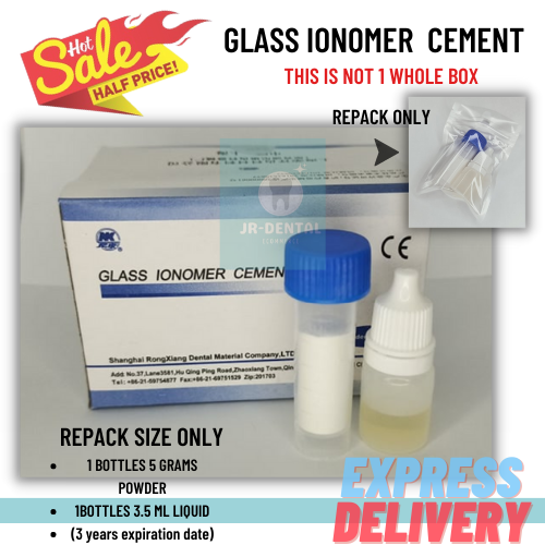GLASS IONOMER CEMENT REPACK (SAME AS FUJI) LUTTING MOLARBAND ADHESIVE ...
