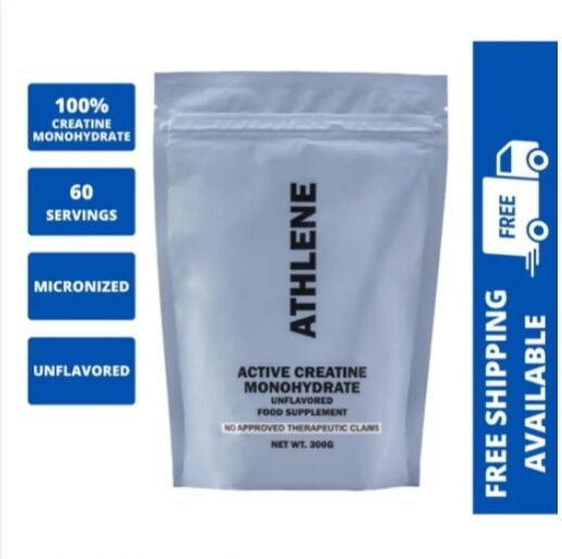 ATHLENE Micronized Creatine Monohydrate Powder Unflavored Post Workout ...