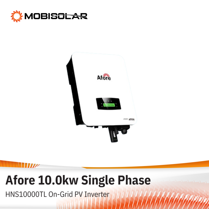 Afore 10.0kw Single Phase On-Grid PV Inverter for Solar System | Lazada PH