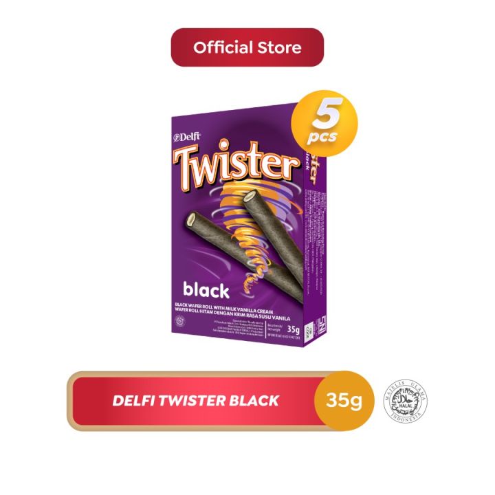 [Paket isi 5] Delfi Twister Black Vanilla 35 g | Lazada Indonesia