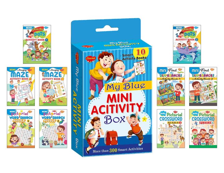 Activity Book/Mini Activity Box | Set of 10 Smart Activity books | My ...