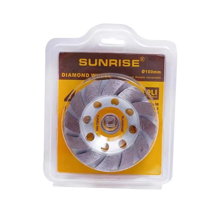 Sunrise Diamond Cup Wheel 4" Concrete Grinding Disc Heavy Duty | Lazada PH