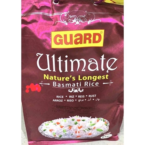 5kg Guard Ultimate Nature’s Longest Basmati Rice | Lazada PH