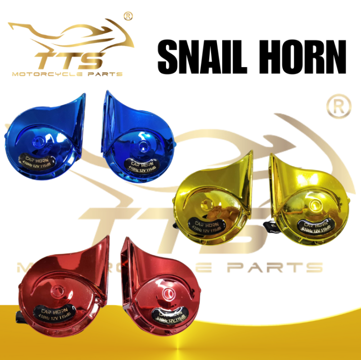 High-Performance TTS Snail Horn for Motorcycles: Engineered for Loud ...