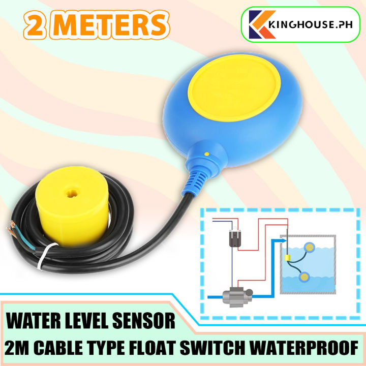 2M Cable Type Float Switch Liquid Fluid Water Level Controller Sensor (Circle) | Lazada PH