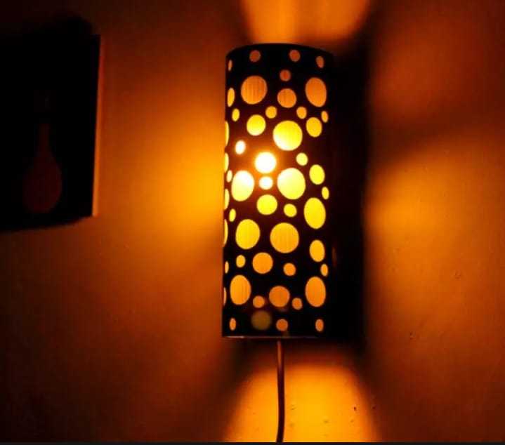 Lampu Hias Dinding Tembok Tempel Meja Kamar Tidur Unik Minimalis Ukir ...
