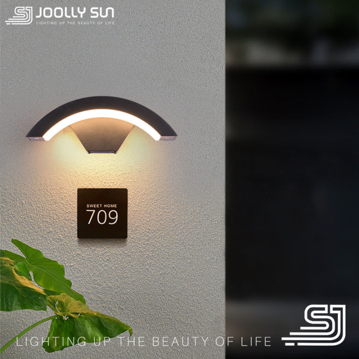 Joollysun Waterproof Wall Lamp Outdoor LED Wall Light With Motion ...