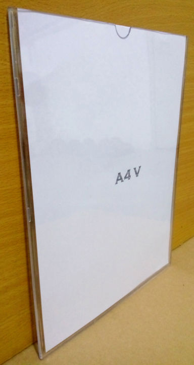 A4 Vertical Size Wall Sticked Plastic Poster Display Frame | Lazada