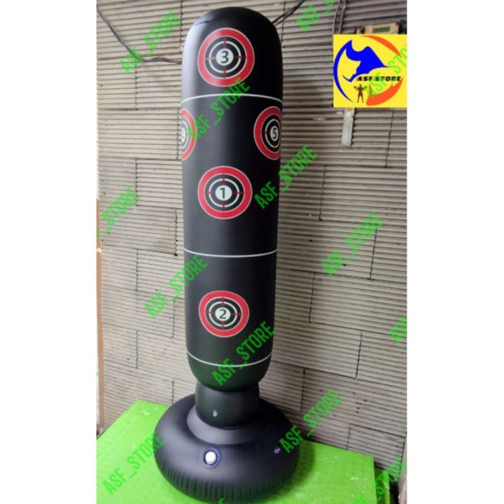 Vertical Punching Bag Tiang Samsak Tinju Boxing Punch Target Inflatable ...