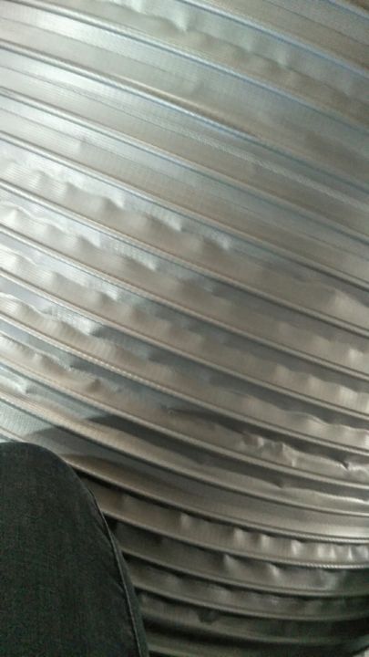 Thickened nylon cloth air duct smoke exhaust duct hose telescopic air ...