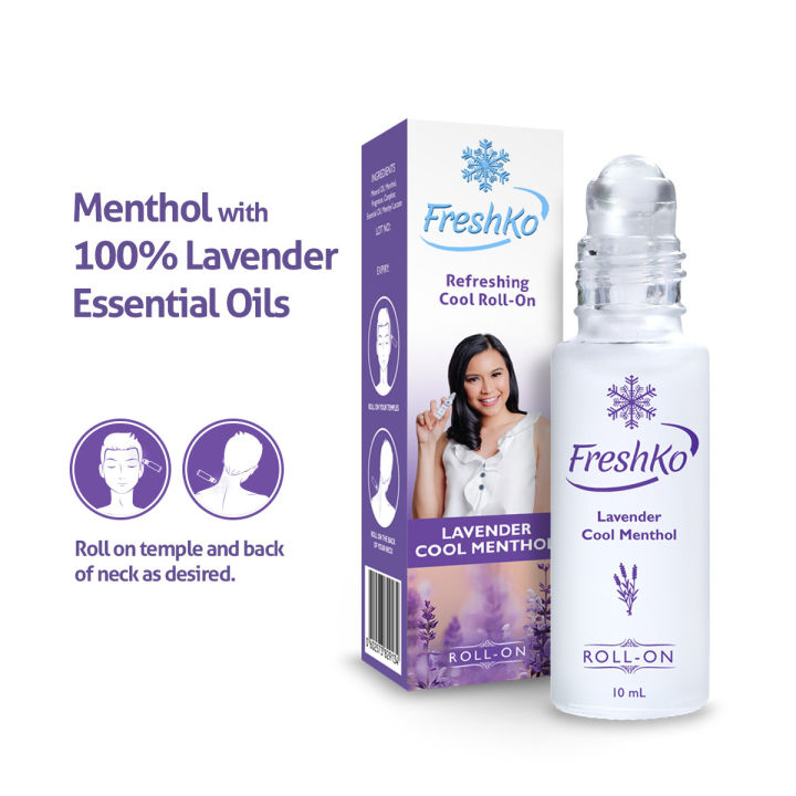 FreshKo Lavender Aromatherapy Cool Menthol (Roll-On) 10ml | Lazada PH