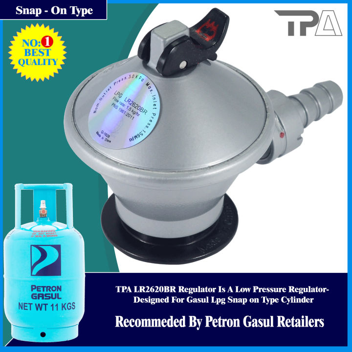 GASUL SNAP ON REGULATOR TPA LR2620BR | Lazada PH