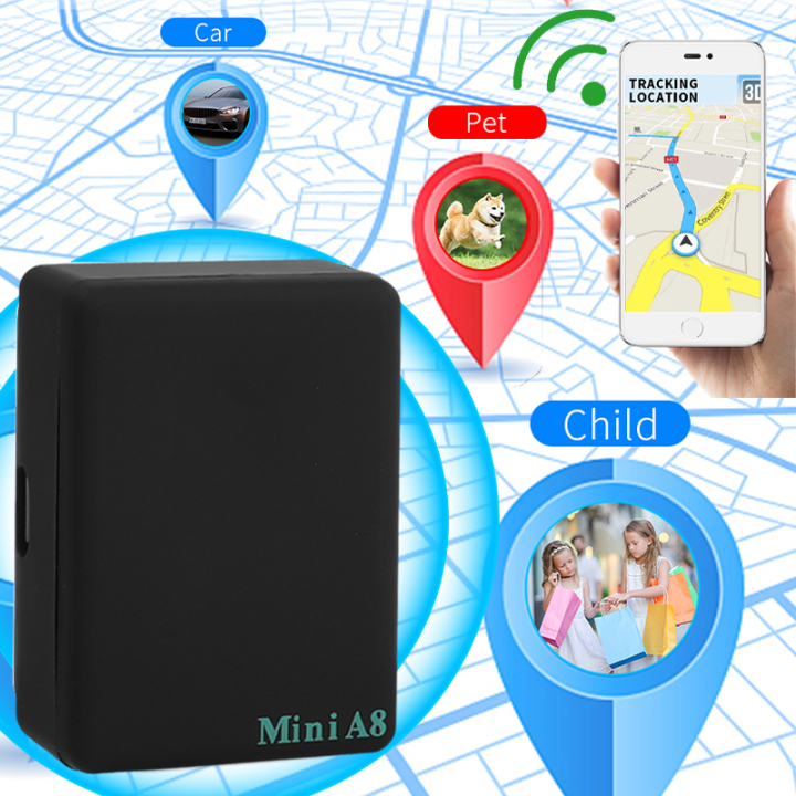 New A8 GPS Locator Anti-theft and Anti-loss Locator Car Kit Tracking ...