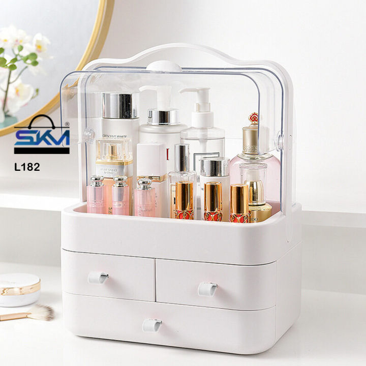 SKM Portable Cosmetic Drawer Storage Box Laci Kosmetik L182 | Lazada