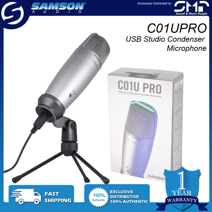 SAMSON C01U PRO USB Studio Condenser Microphone C01UPRO | Lazada PH