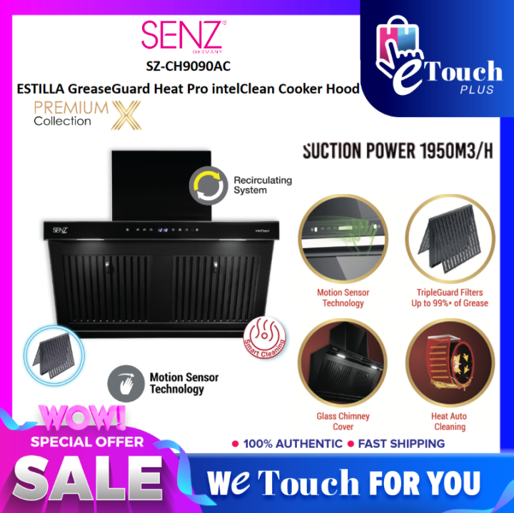 SENZ 1950 m3/h (with turbo boost) ESTILLA GreaseGuard Heat Pro ...