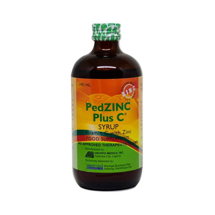 Pedzinc Plus C Syrup 240ml. | Lazada PH