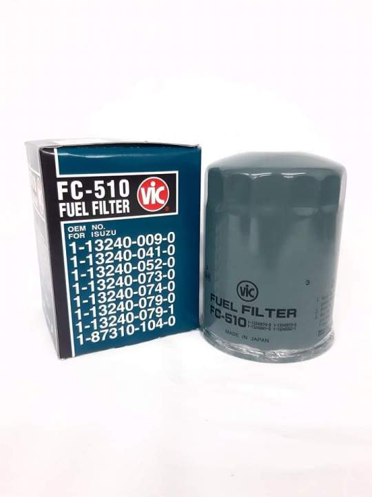 VIC FUEL FILTER FC-510 for ISUZU 6BG1, 6BD1, 6HE1, 6HH1, 6HK1, 6SA1 ...