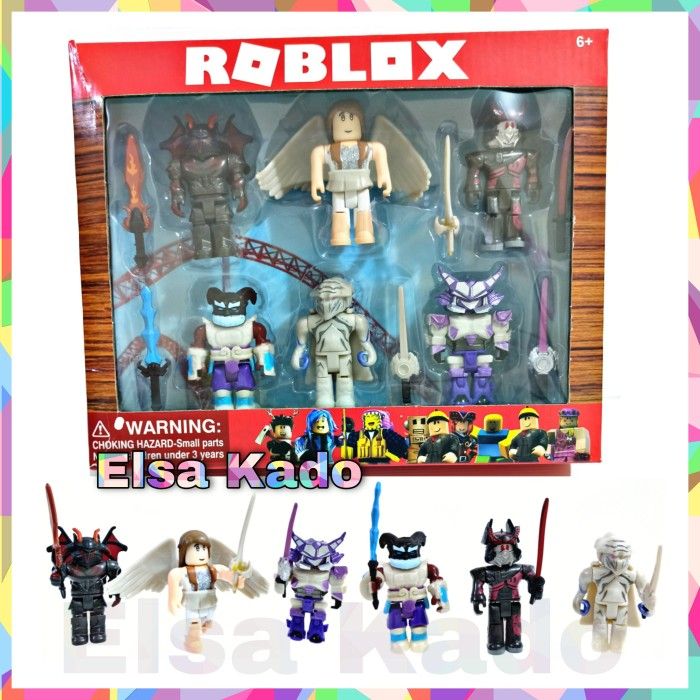 MAINAN FIGURE ROBLOX BOX SET 6 NEW SERIES ANGEL | Lazada Indonesia