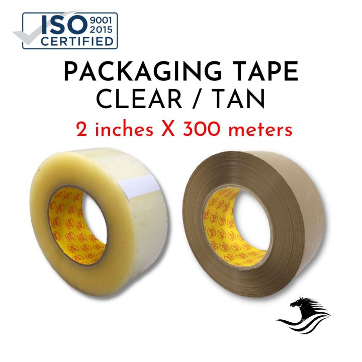 Packaging Tape 300 Meters Clear and Tan GoldTape / King Tape Brand High ...