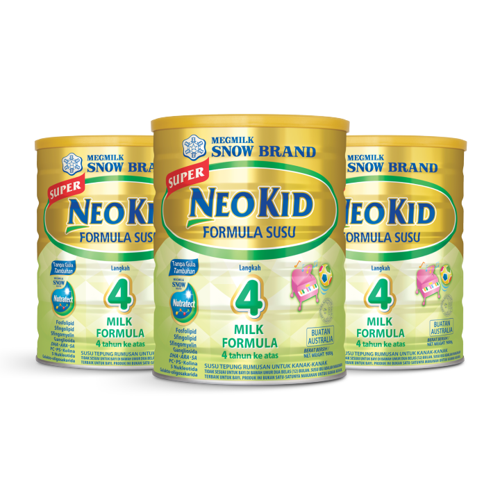 Snow Brand Super Neo Kid Plus Step 4 900g x 3 | Lazada