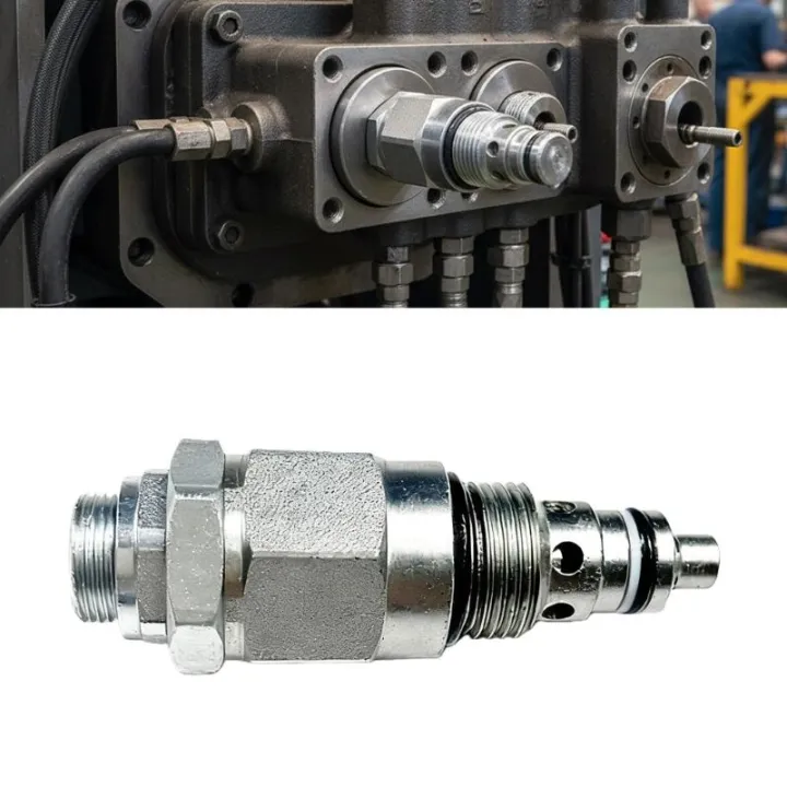 Pressure Regulator Safety Valves YF06-08 Hydraulic Threaded Cartridge ...