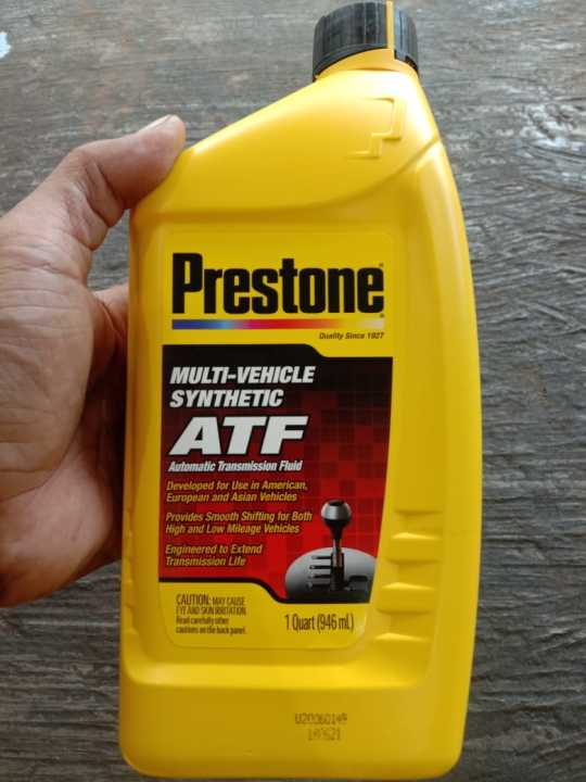 Oli Transmisi Matic Sigra-Calya ATF MV Multi-Vehicle Prestone 946ml ...